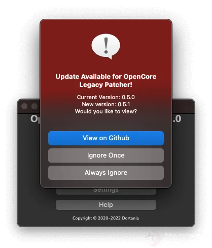 OpenCore Legacy Patcherのルートパッチをアップデートする方法 – あの角を曲がれば、かぼしー