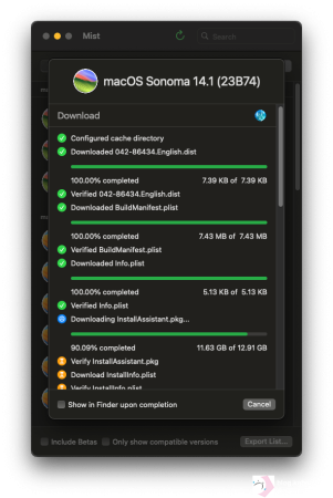 MISTを使って簡単に歴代のmacOSのISOやインストーラをダウンロード・作成する方法 – あの角を曲がれば、かぼしー